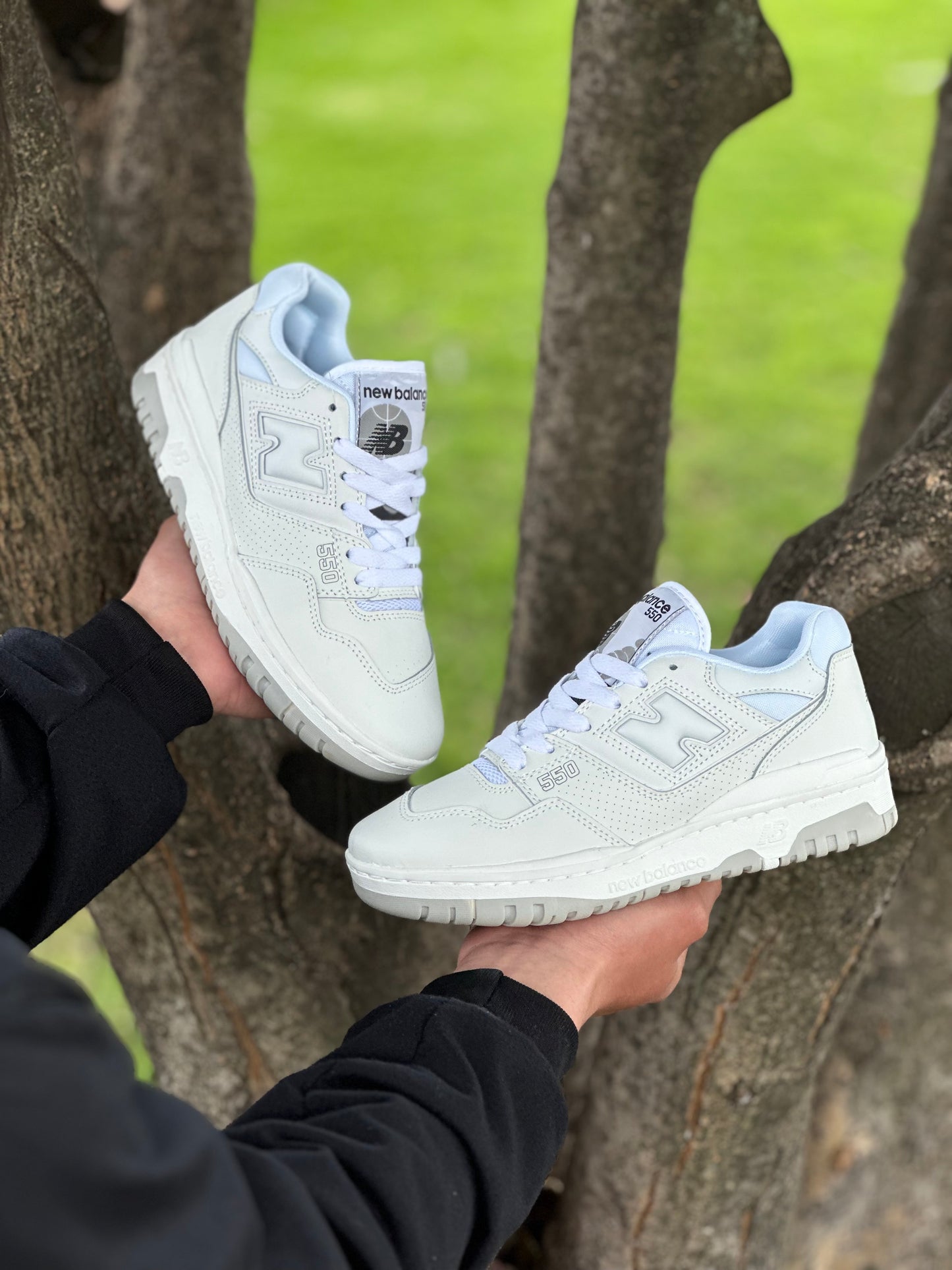 New Balance 550 x Blanco | Gris – ZNEAKZREALM